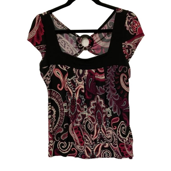 Heart Soul | Tops | Vintage Square Neck Top With Ring Design Back And ...